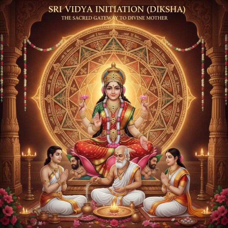 Sri Vidya Initiation (Diksha): The Sacred Gateway to Divine Mother
